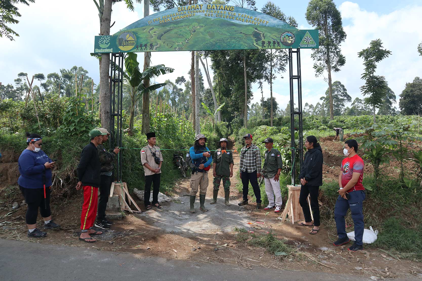 Peresmian Gerbang Pendakian Gunung Cikuray via Tapak Gerot